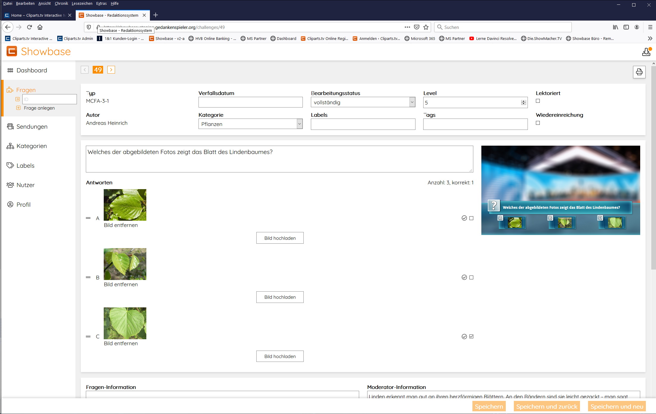 Redaktionsdatenbank Showbase - Cliparts.tv Interactive Media Solutions GmbH